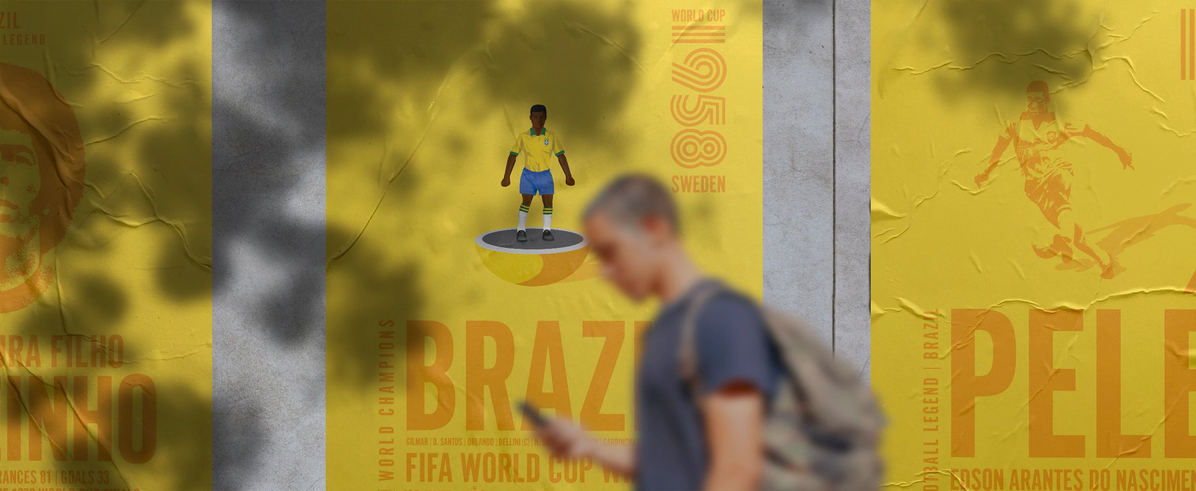 Buy Brazilian Football Legends Posters Online - Brazil Soccer Poster